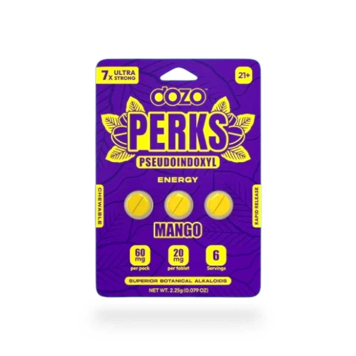 Dozo Perk 7-Hydroxy 50MG 4 Tabs Wild Mango – S & O Wholesale
